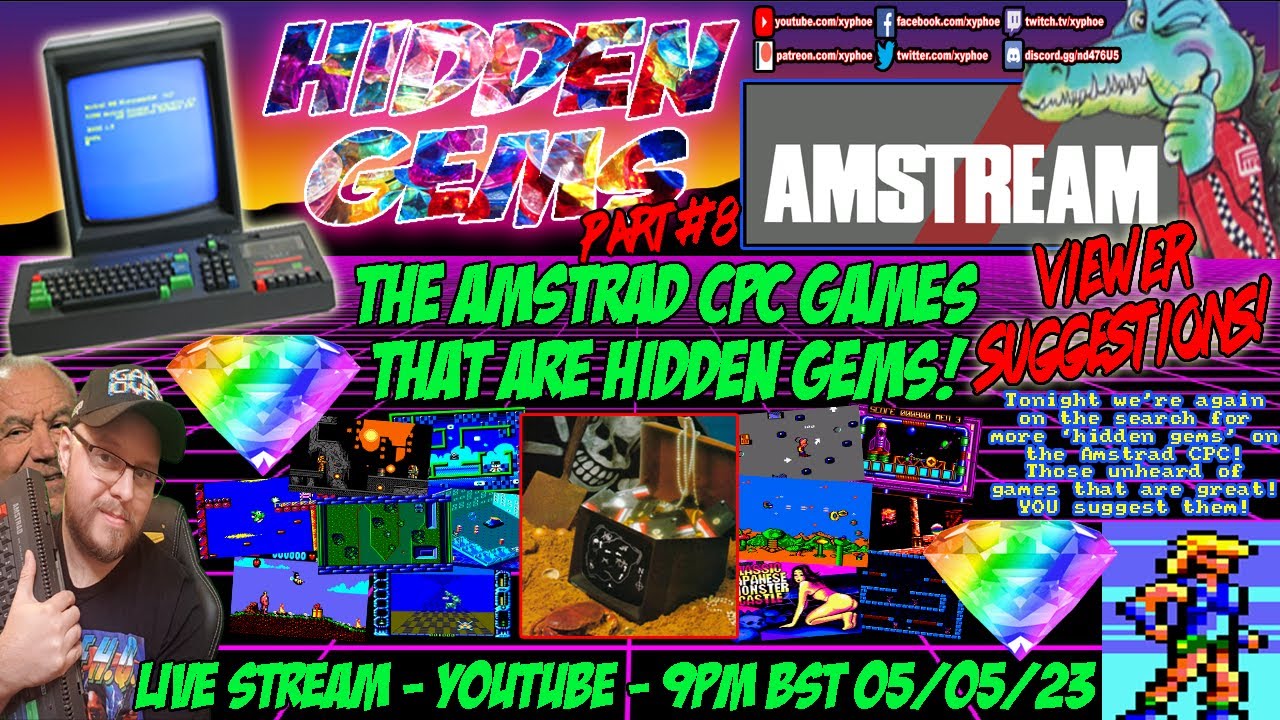 [AMSTRAD CPC] ⚡️AMSTREAM 🕹️ Amstrad CPC... 💎 HIDDEN GEMS! 💎 (Games ...