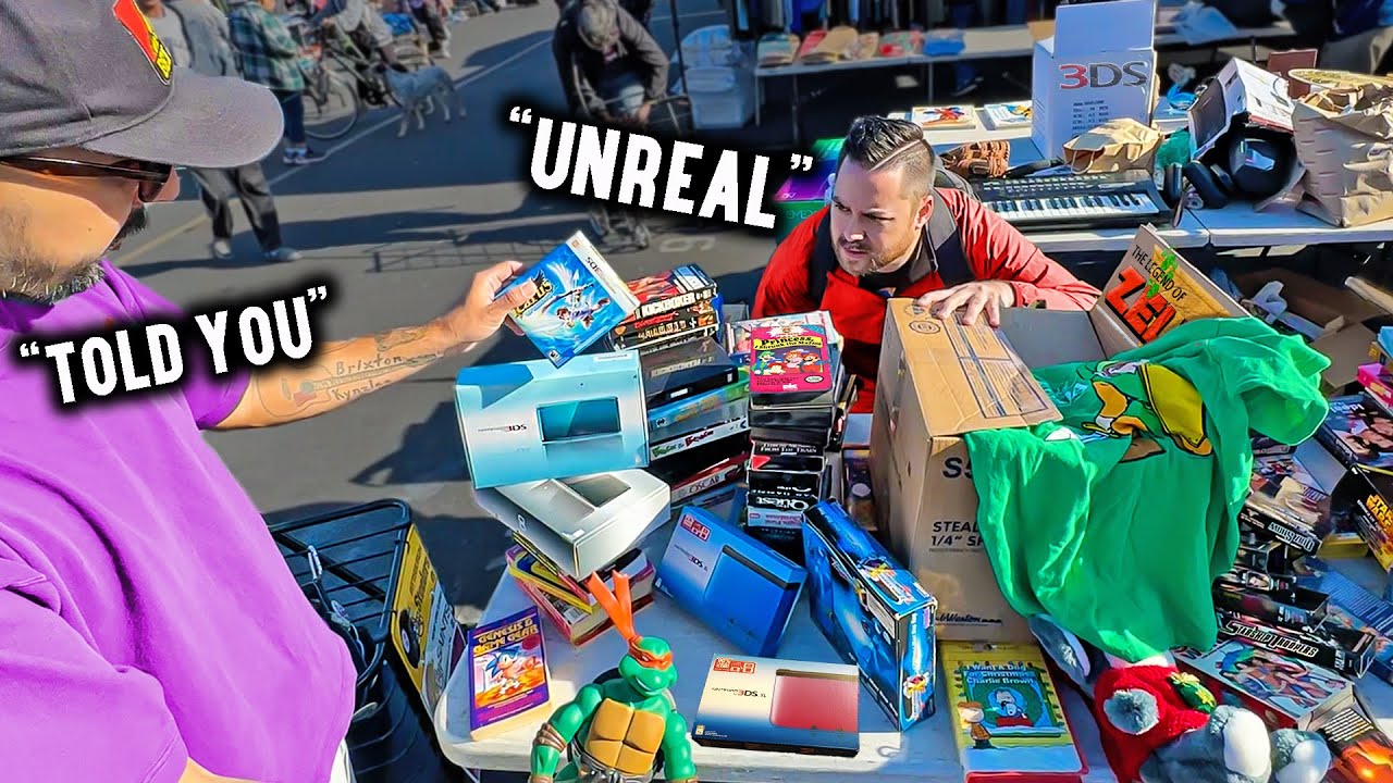 Retro Rick couldn't believe our swap meets 👑 | Retrounlim