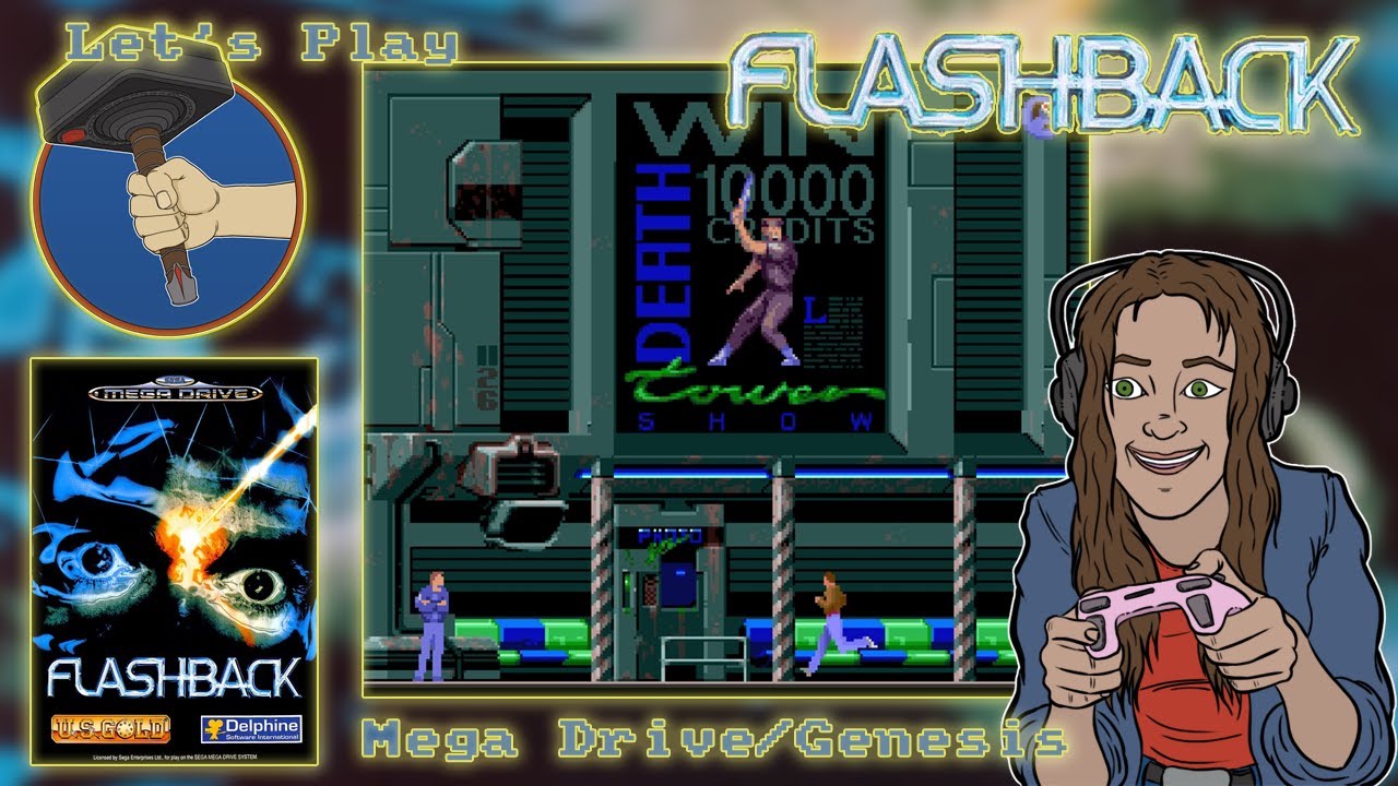 Let's Play Flashback (Mega Drive / Genesis) PART ONE - GameHammer Live ...