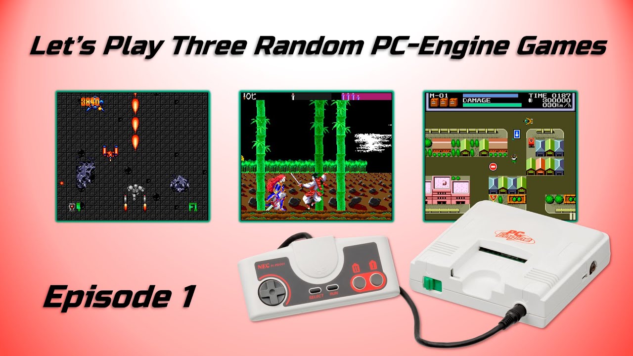 Let's Play Three Random PC-Engine Games - Episode 1 | Retrounlim