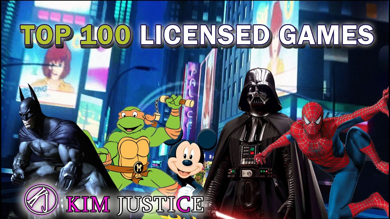 Kim Justice's TOP 100 Licensed Games of All Time | Retrounlim