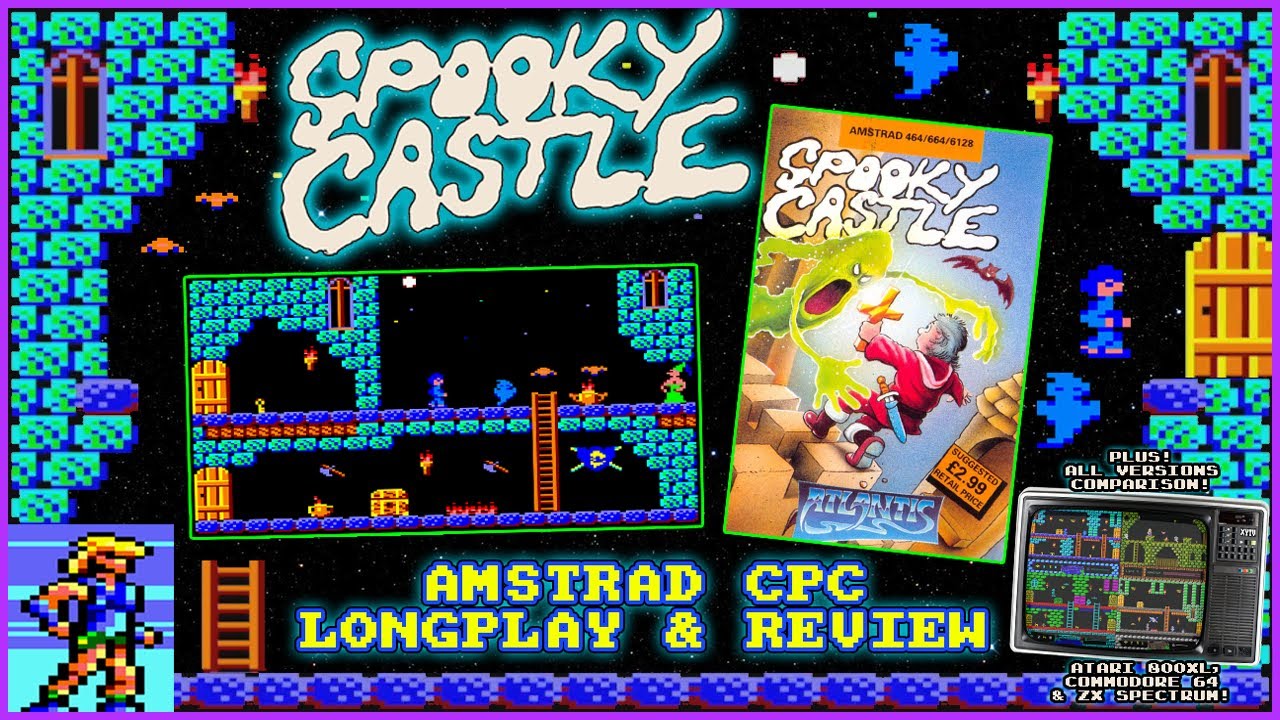 [AMSTRAD CPC]👻 Spooky Castle - Longplay & Review + Other Versions ...