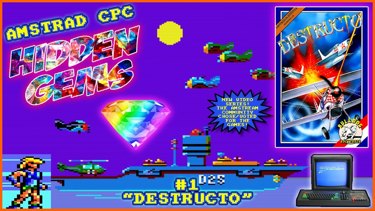 [AMSTRAD CPC] 💎 Hidden Gems #1 - "Destructo" 🕹️ (aka "The Island Of Dr Destructo") NEW SERIES! 💥 ...
