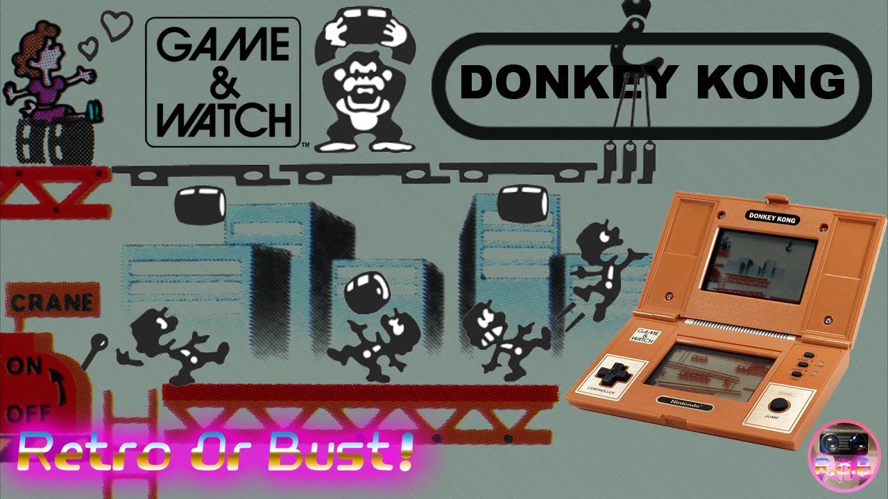 Vintage Donkey Kong Game & Watch Review | Retro Bytes | Retrounlim