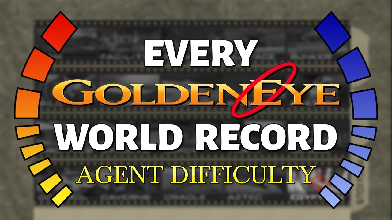 Every GOLDENEYE World Record - Agent Difficulty | Retrounlim