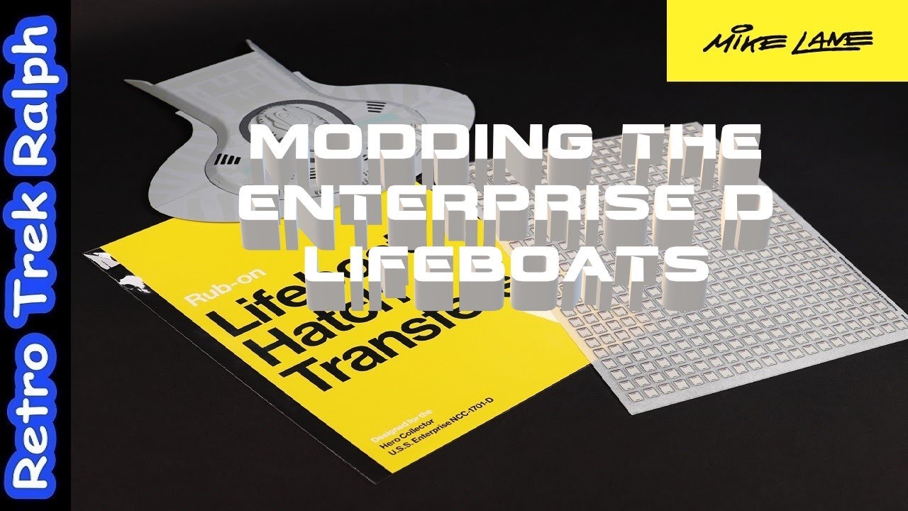 Mike Lane Mods Lifeboats for the Eaglemoss Star Trek: Build The ...