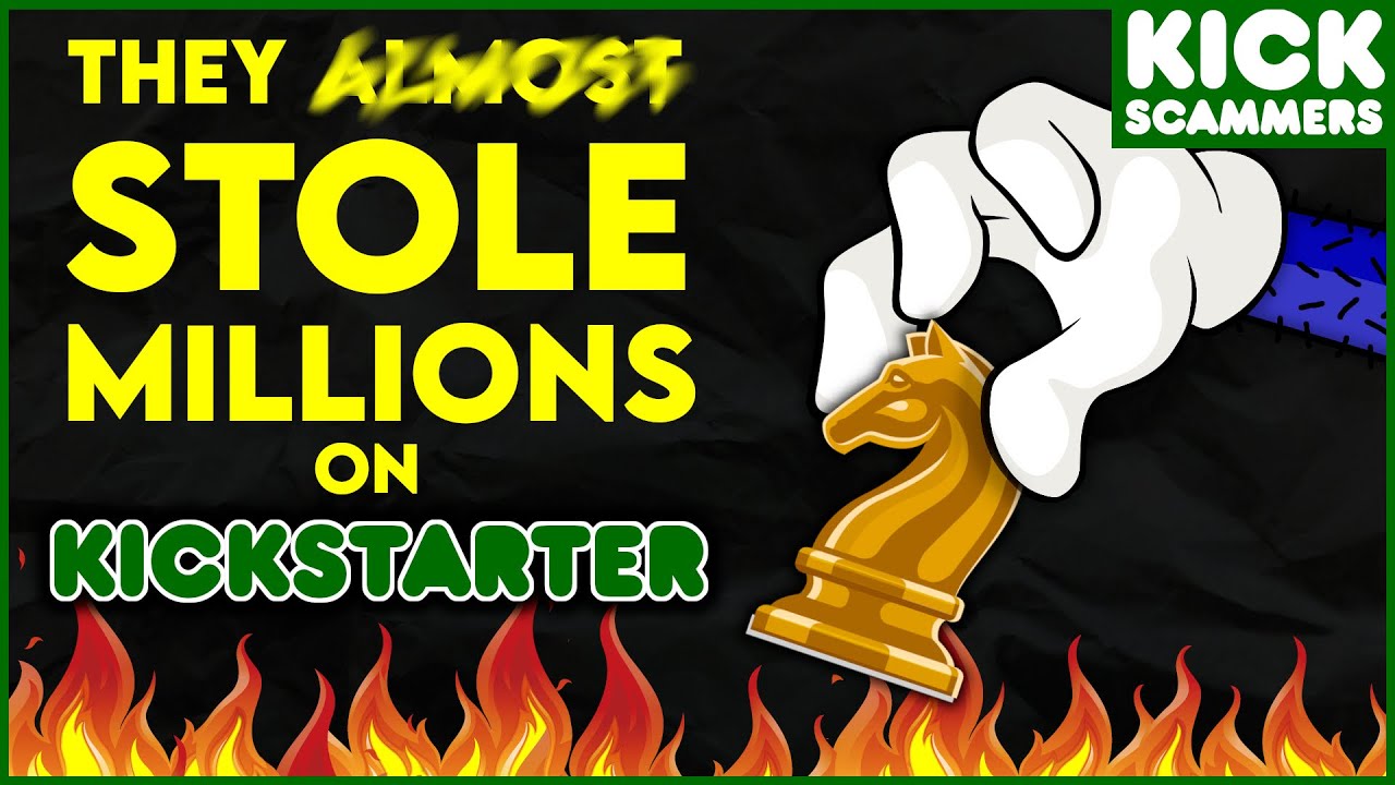Kickstarter's CRAZY chess SCAM! | Crazy crowdfunding stories | Retrounlim