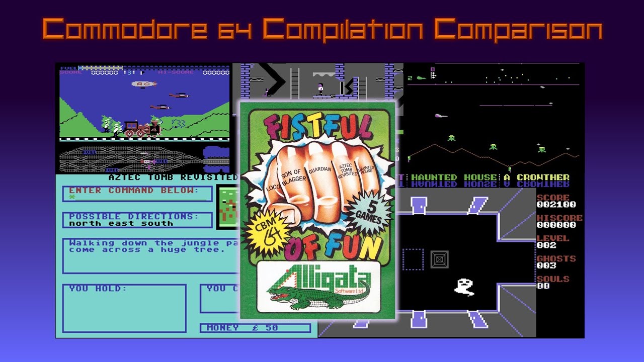 Commodore 64 Compilation Comparison: Fistful of Fun (1990) | Retrounlim