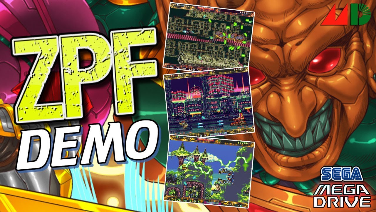 ZPF Playable Demo - Sega Mega Drive / Genesis Shmup! | Retrounlim