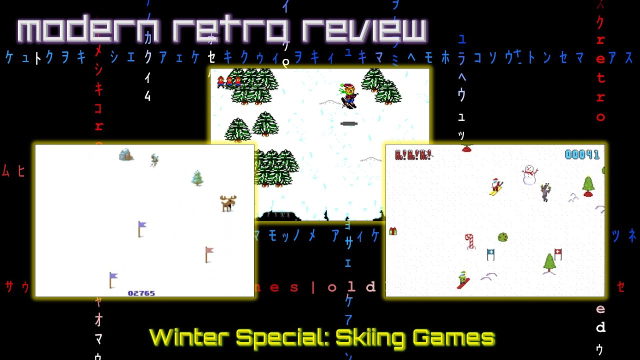 Modern Retro Review Winter Special - Three Homebrew Skiing games | Retrounlim