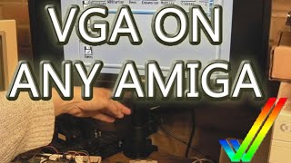 Commodore Amiga VGA & DELL LCD Monitor | Retrounlim