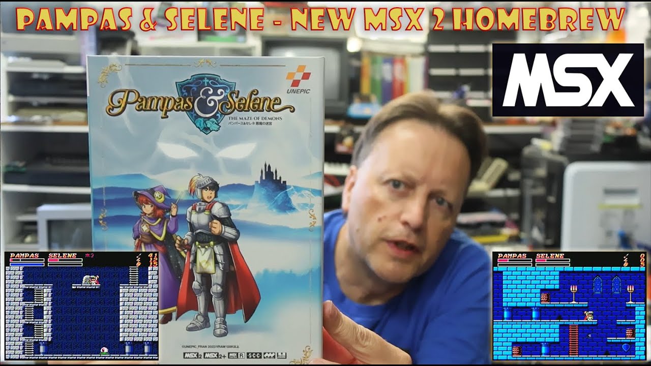 Pampas & Selene - MSX 2 - New Homebrew Game from UnEpic Games | Retrounlim