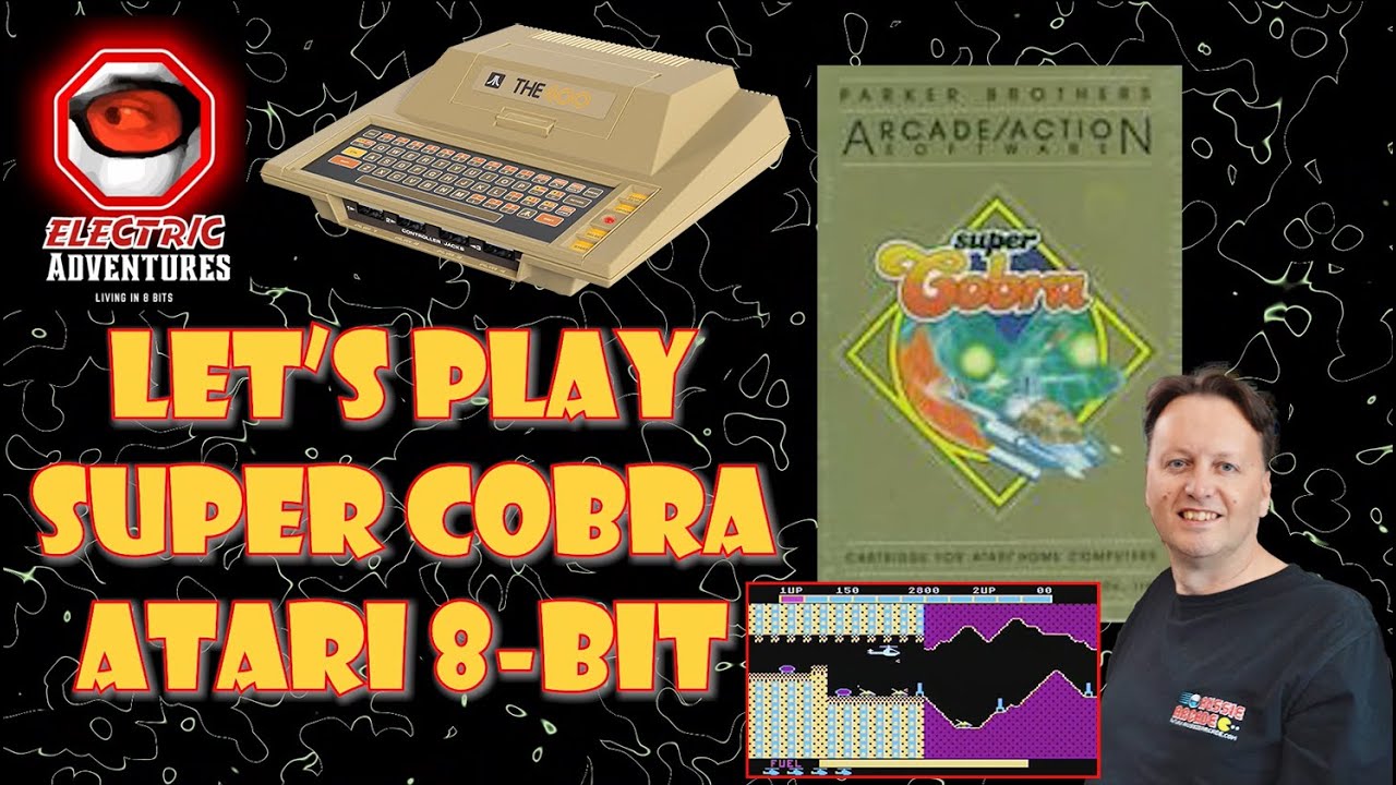 Let's Play - Super Cobra on Atari 8 bit | Retrounlim