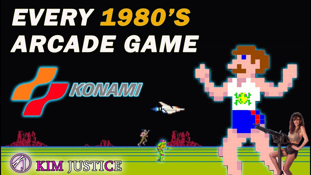 The A-Z of Konami's 1980's Arcade Games | Kim Justice | Retrounlim