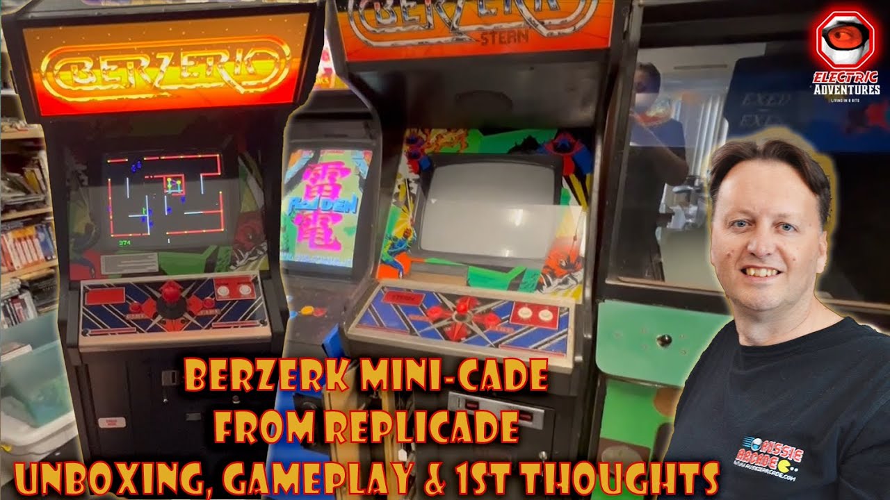 Berzerk Minature Arcade from New Wave Toys - Unboxing, Gameplay and First Thoughts | Retrounlim