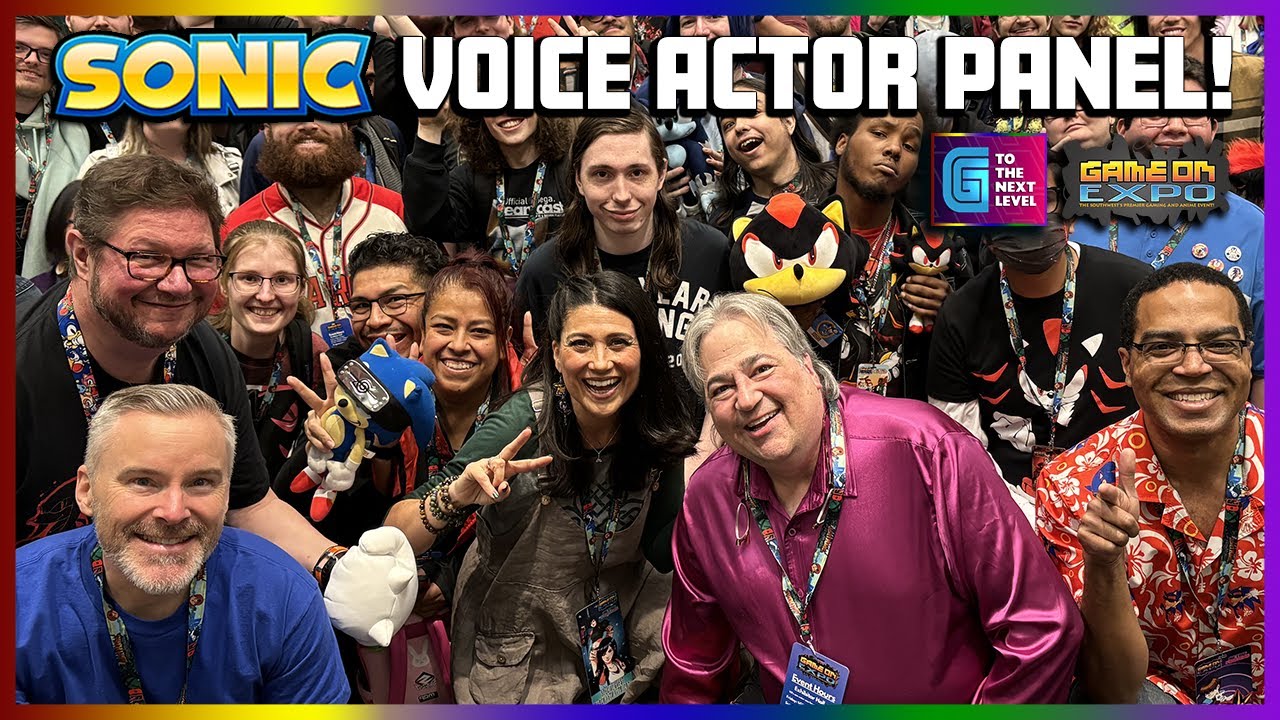 Sonic Voice Actor Panel - Game On Expo 2024 - Roger Craig Smith ...