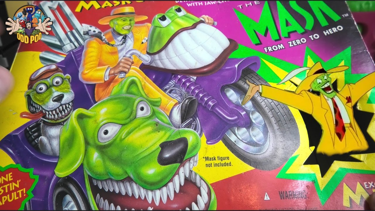 The Mask Cycle - 90s Toy Review | Odd Pod | Retrounlim