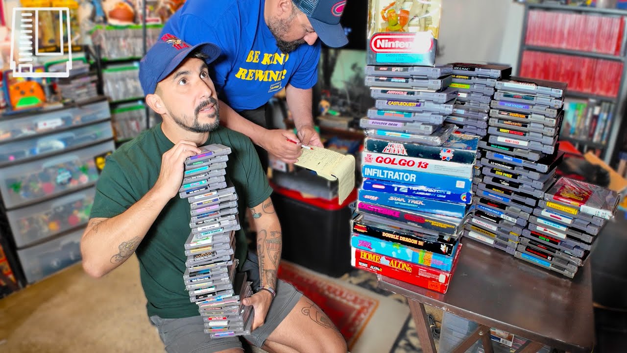 Buying 100 NINTENDO GAMES for my collection | Retrounlim