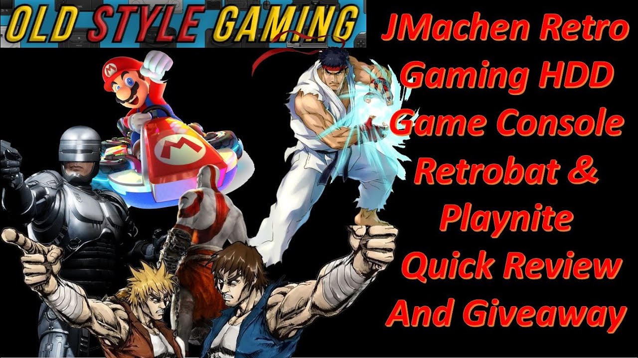 JMachen Retro Gaming HDD Game Console Retrobat＆Playnite | Quick Review and Giveaway | Retrounlim