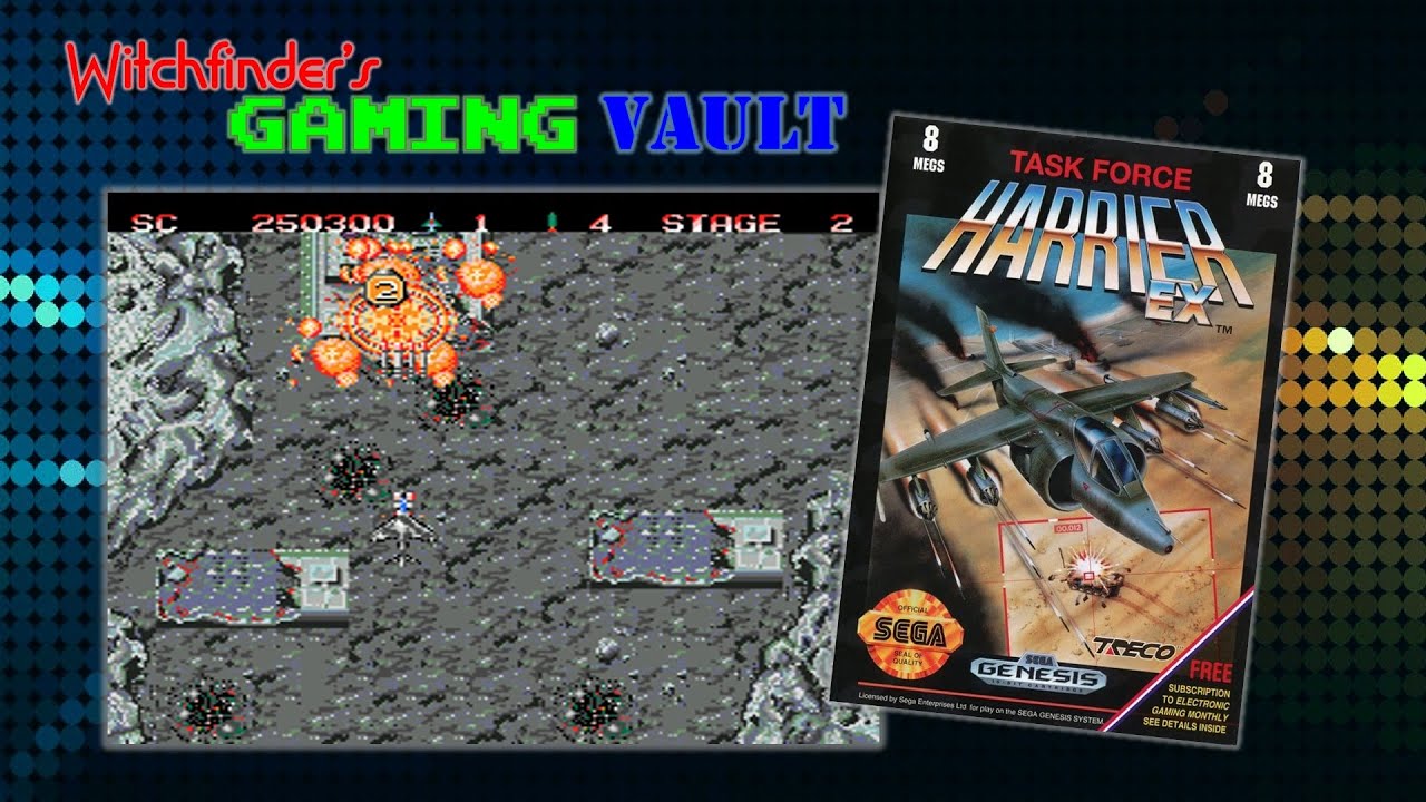 Witchfinder's Gaming Vault: Task Force Harrier EX (Sega Megadrive/Genesis) | Retrounlim