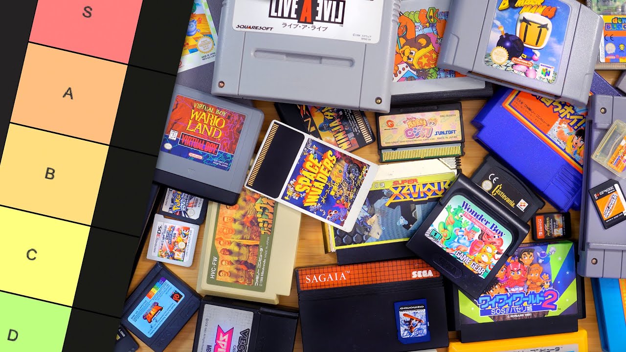 Ranking Every Game Cartridge! [TIERLIST] | Retrounlim