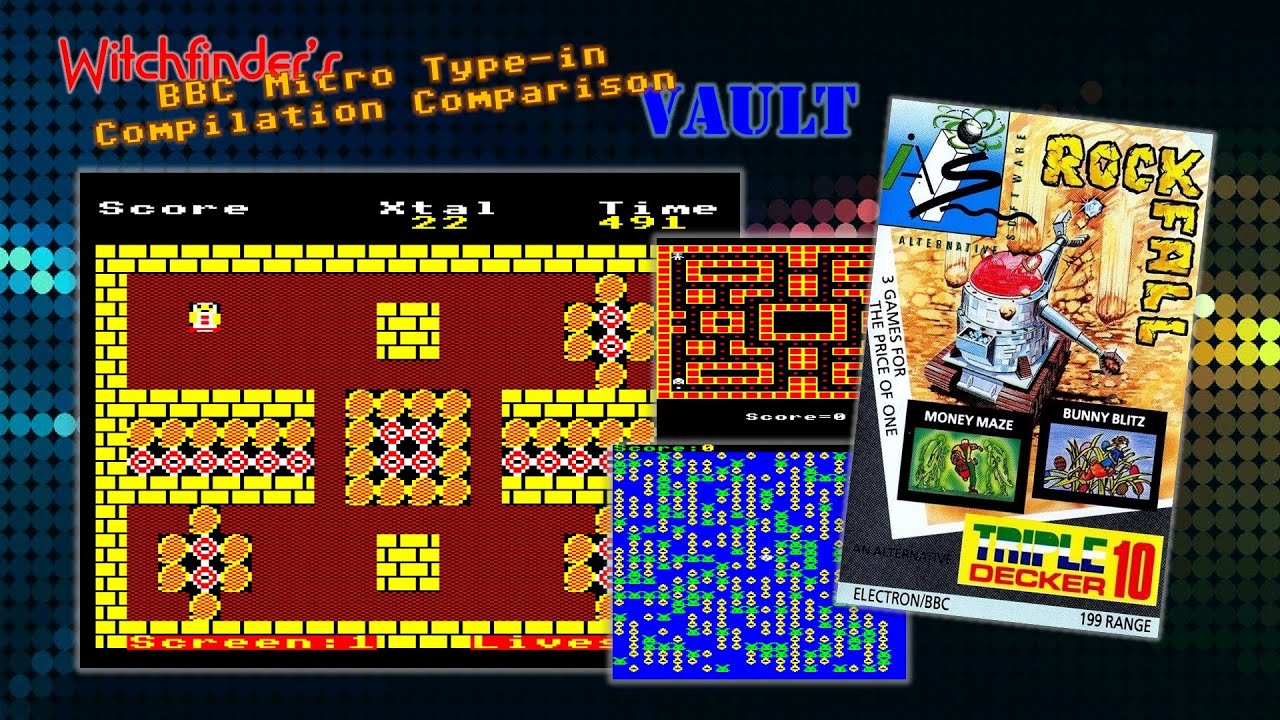Witchfinder's BBC Micro Type-in Compilation Comparison Vault: Triple Decker 10 (BBC Micro ...