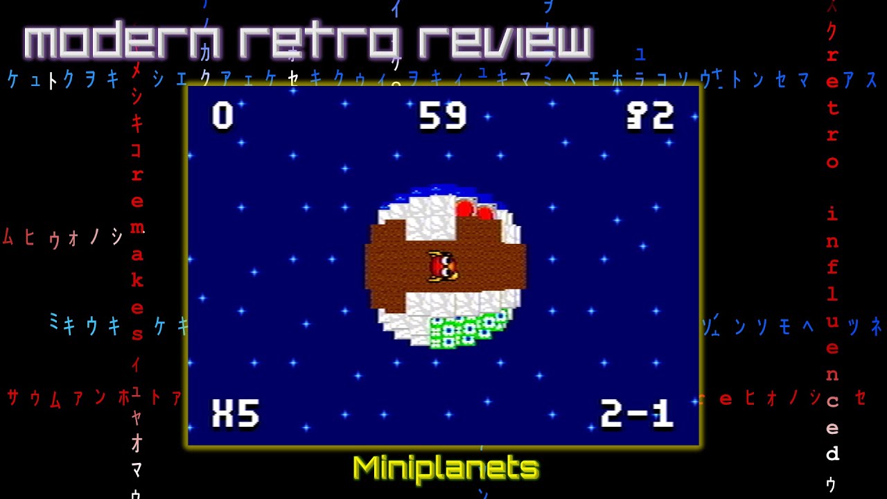 Modern Retro Review - Miniplanets (Sega Megadrive/Genesis) | Retrounlim