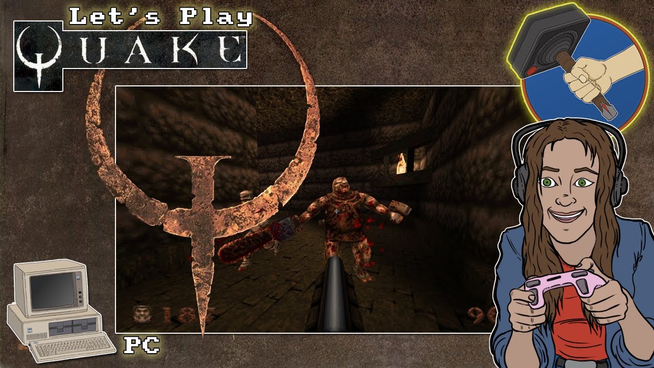 Quake Let's Play, part 8! - GameHammer Live | Retrounlim