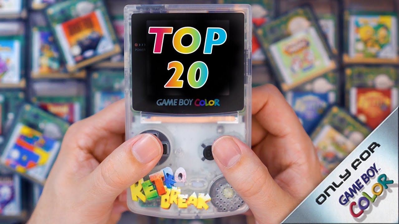 Top 20 Game Boy Color Exclusive Games! | Retrounlim