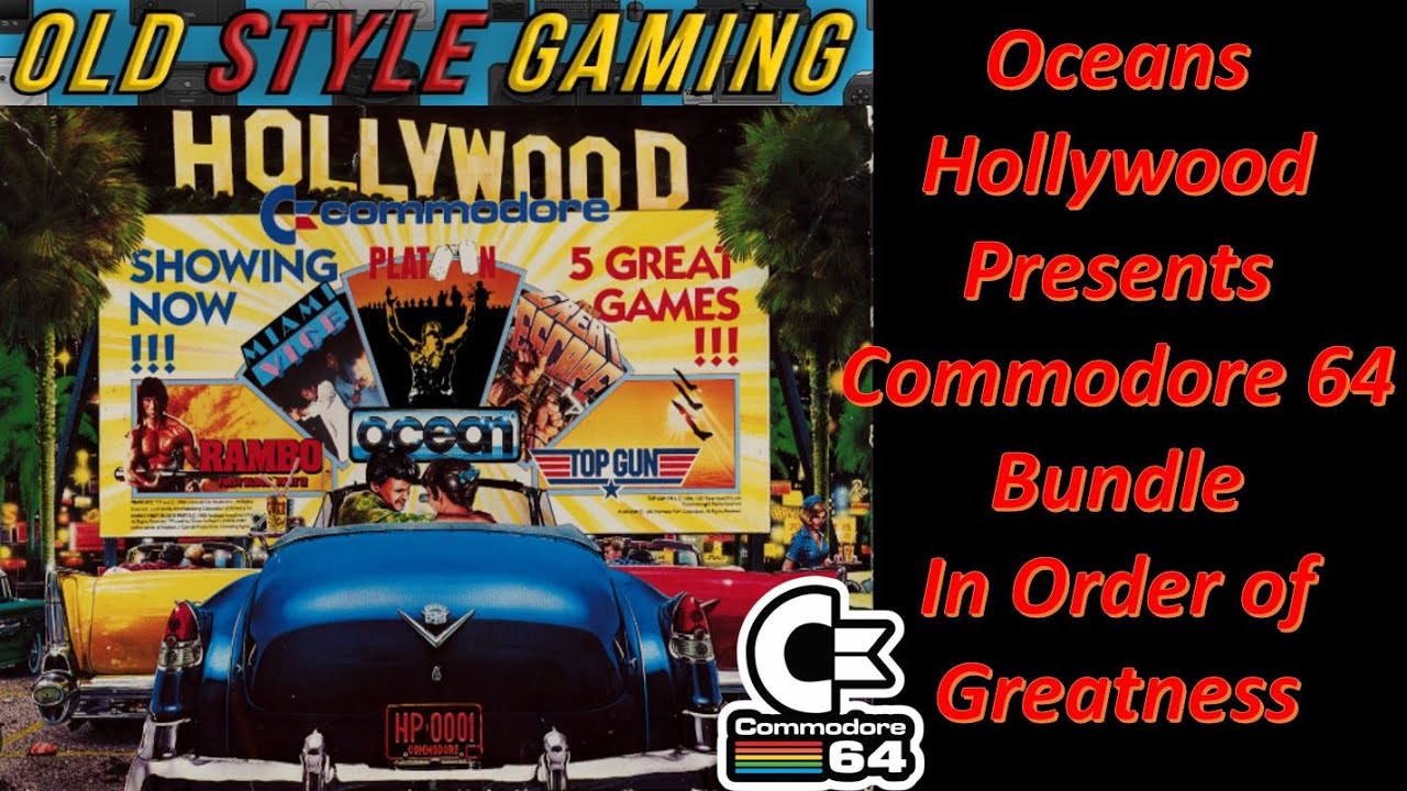 Oceans Hollywood Presents Commodore 64 Bundle (Nostalgia Overload) | Retrounlim