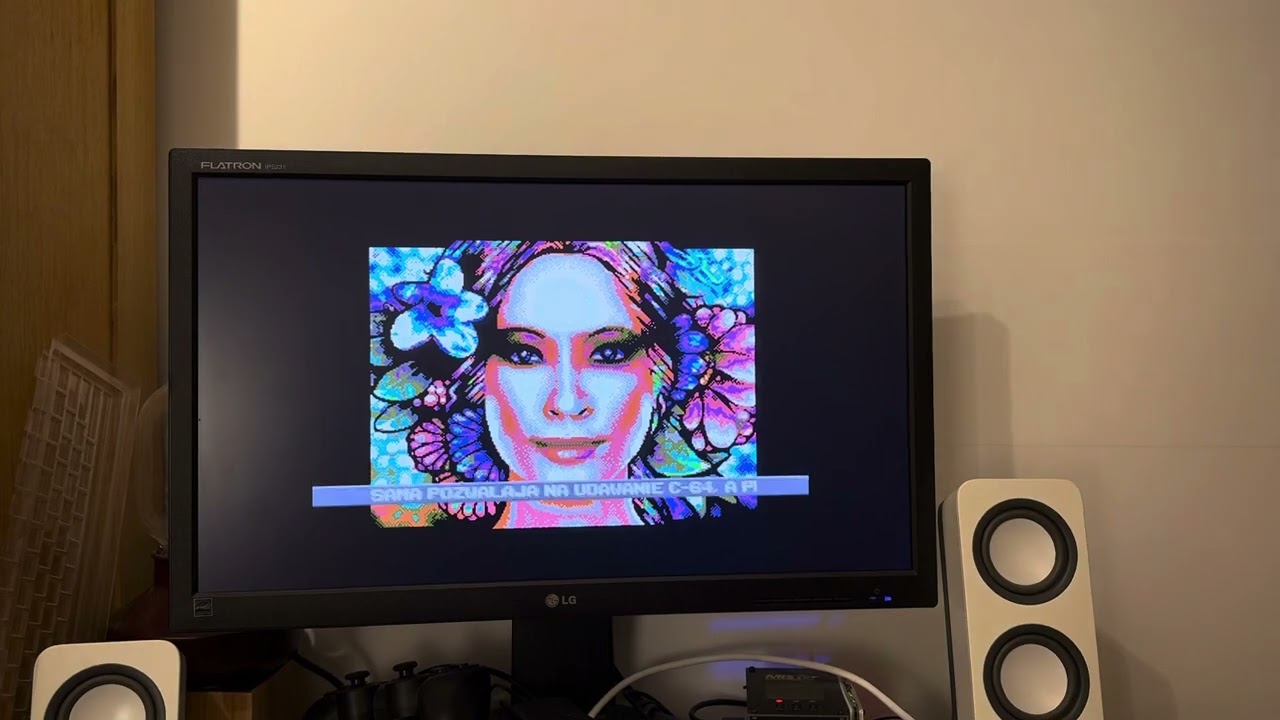 SAM-64, a Commodore 64 inspired Demo running on a Sam Coupé Computer ...