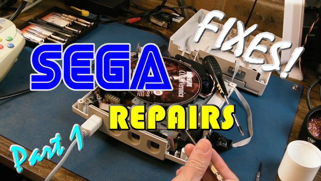 Sega Dreamcast - GD-ROM Drive Repairs Part 1 / Battery / Reset Fix | Retrounlim