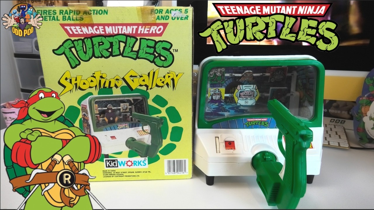 TMNT Shooting Gallery: The Rare 90s Toy You Never Knew Existed | Retrounlim
