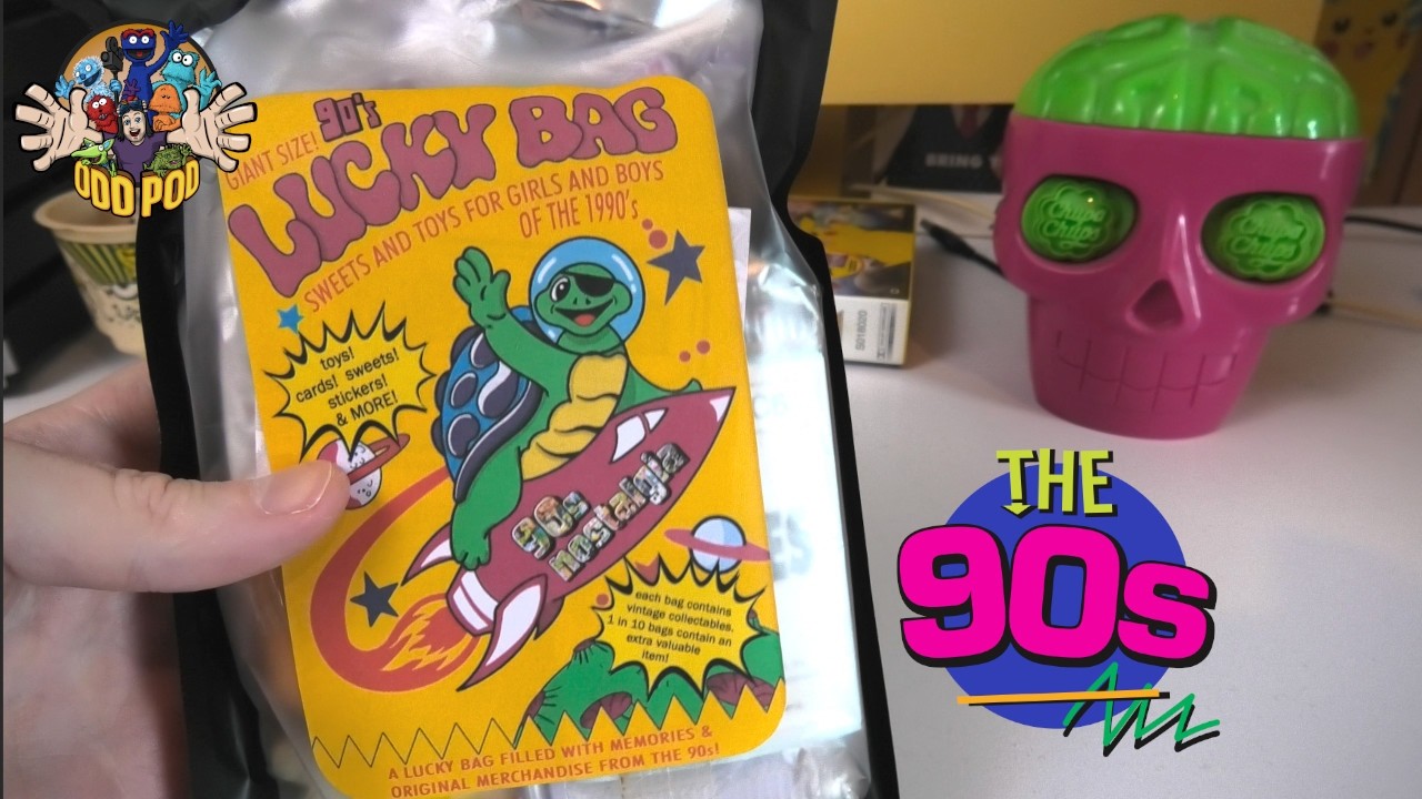 90s UK Lucky Bags are Back! Unboxing Retro Toys & Nostalgia | Retrounlim