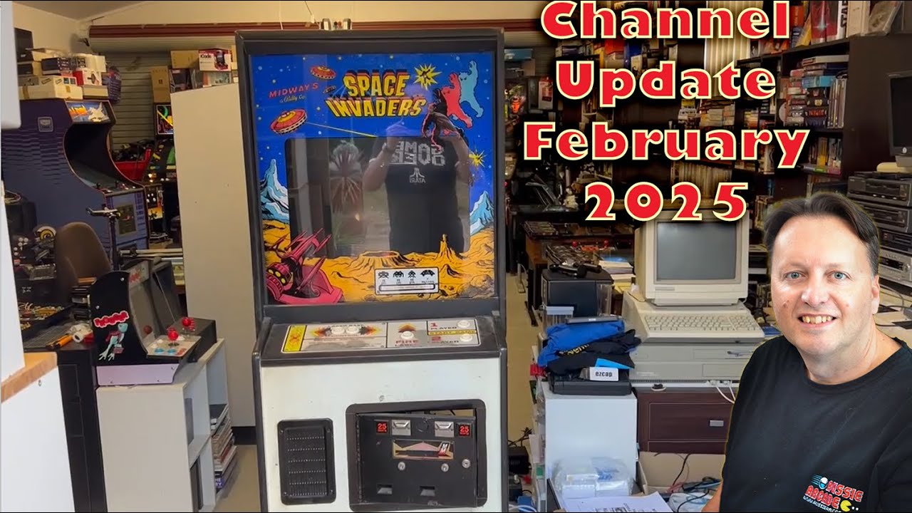 Channel Update February 2025 - Arcade and Game Room Tour, Space ...