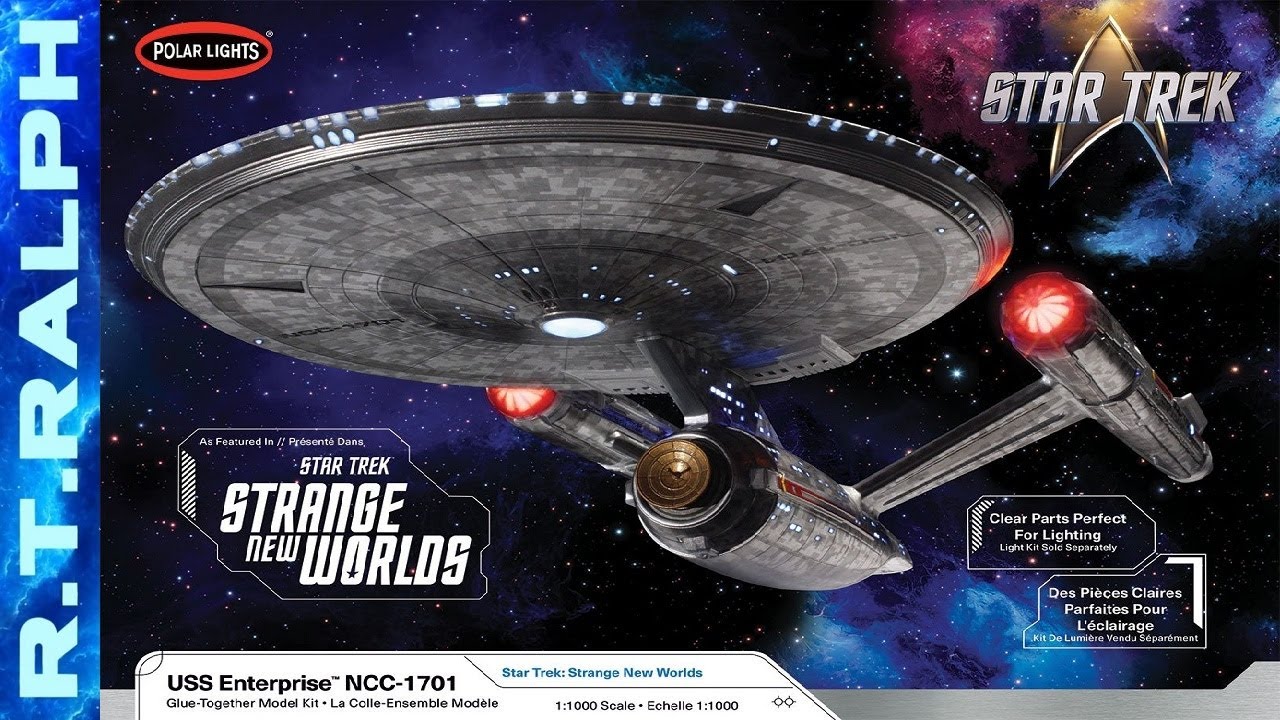Polar Lights Star Trek Strange New Worlds U.S.S. Enterprise 1:1000 ...